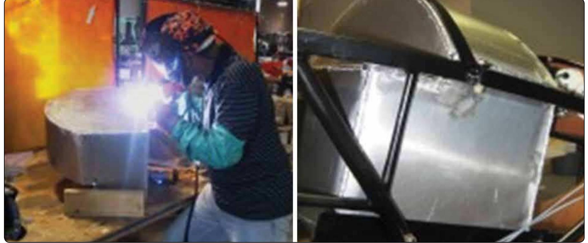 -91. a rigid removable fuel tank with welded seams is