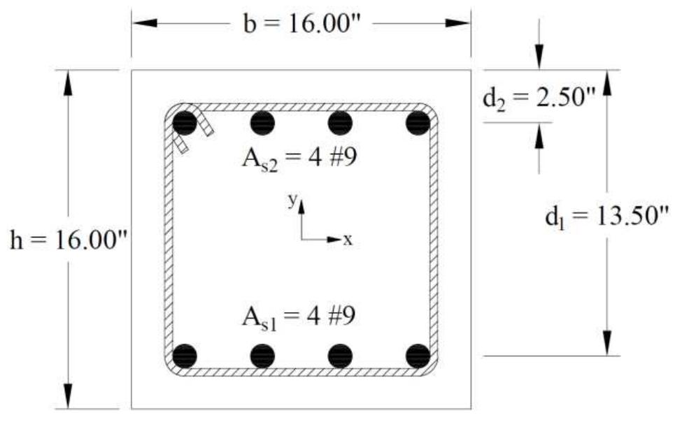 reinforced concrete column cross-section