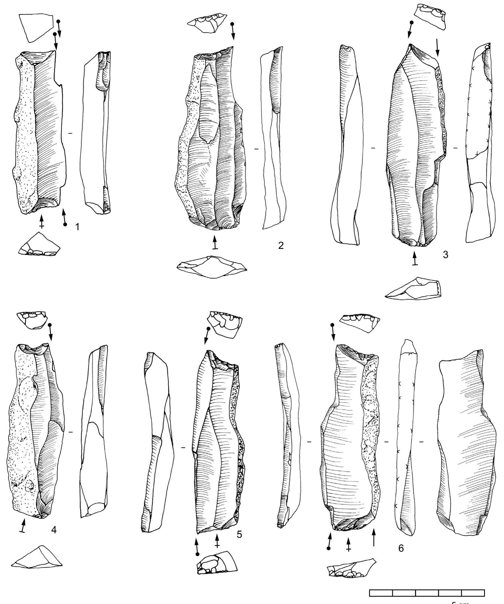 Typological classification of artifacts from th.267 plate