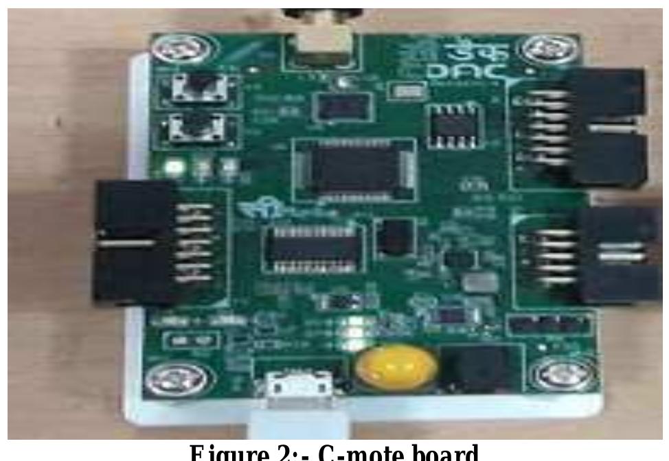 C-mote can be used to setup and test different wireless