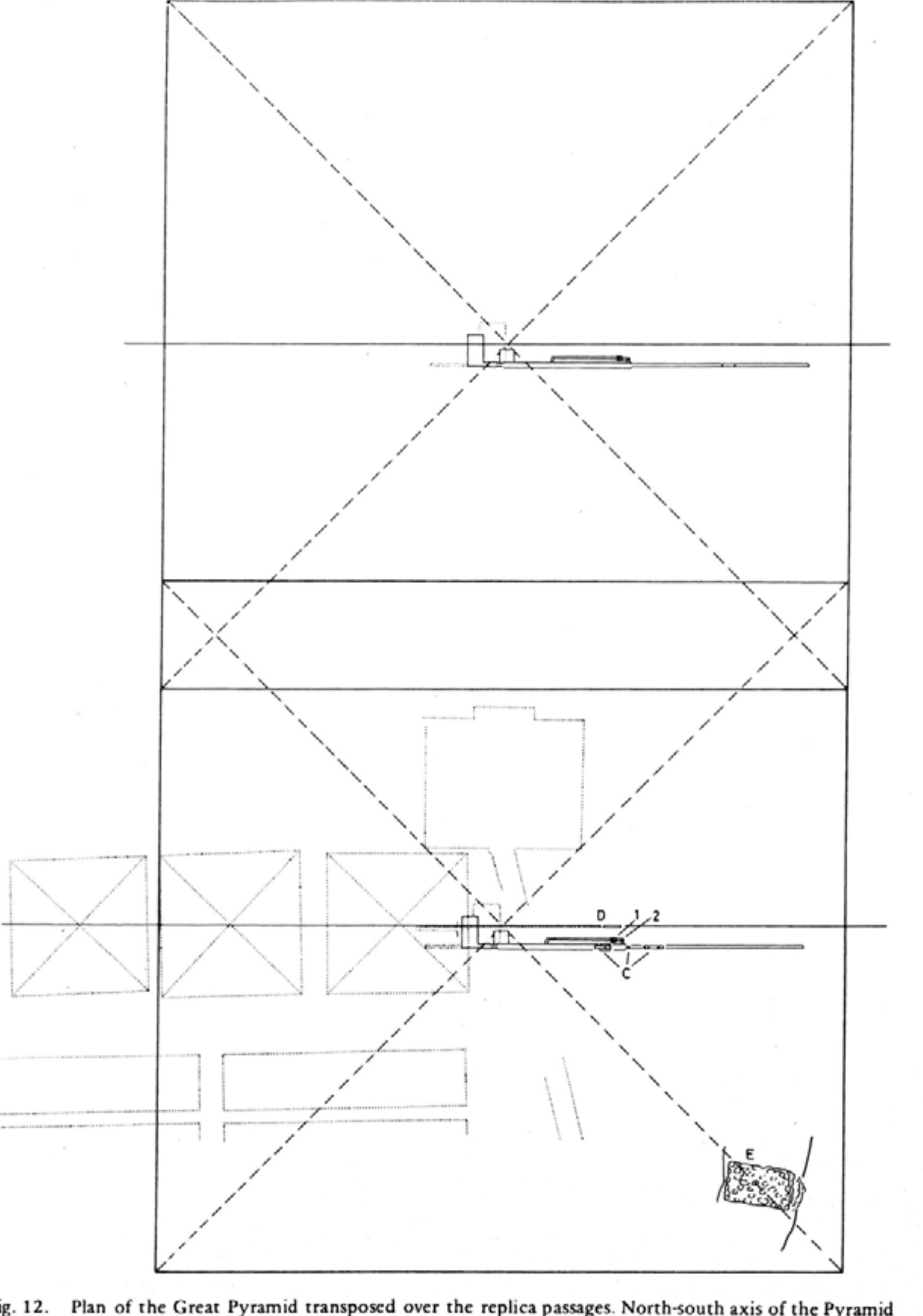 Figure 13 - The Pyramid Tomb of Hetep-heres and the