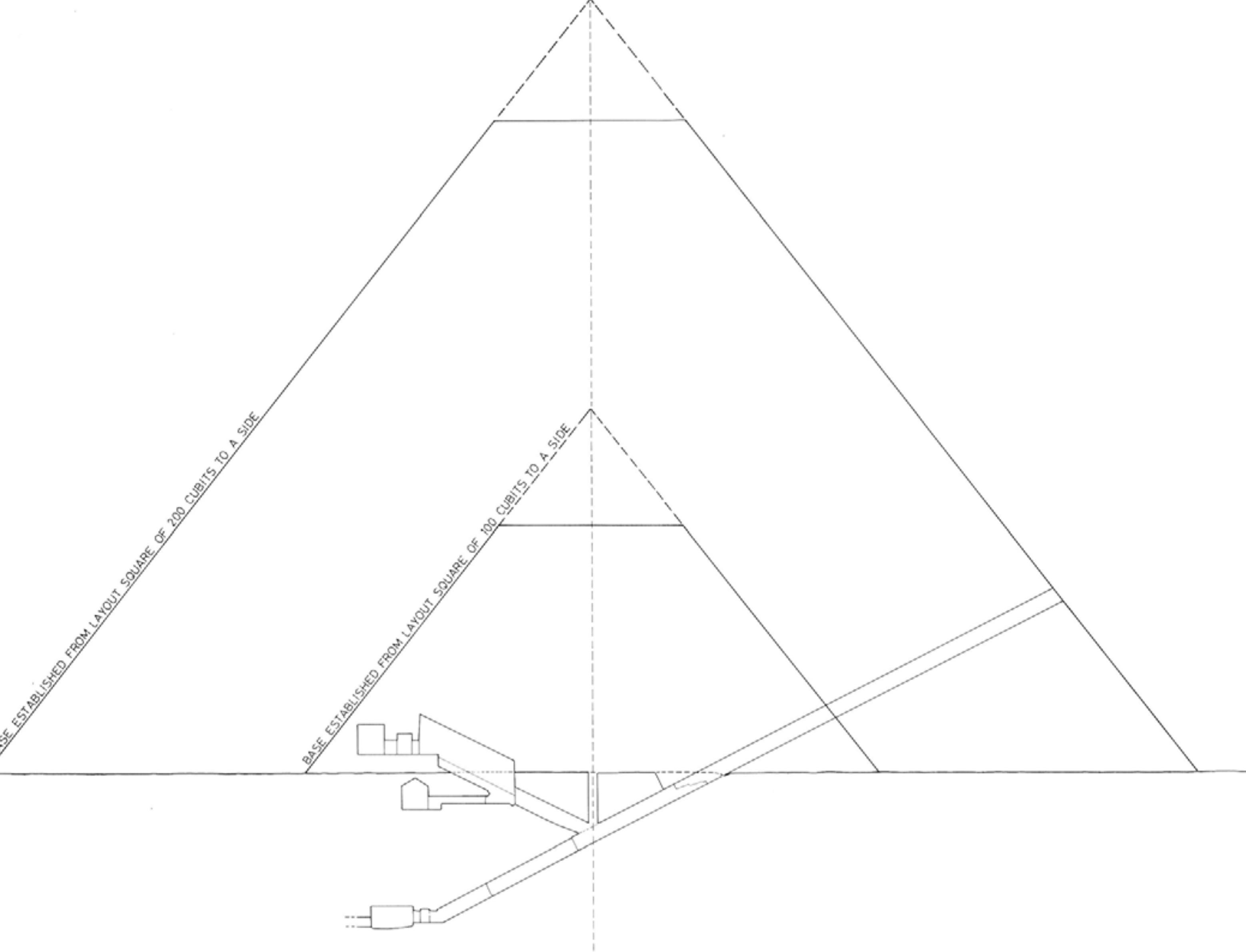 Figure 17 - The Pyramid Tomb of Hetep-heres and the