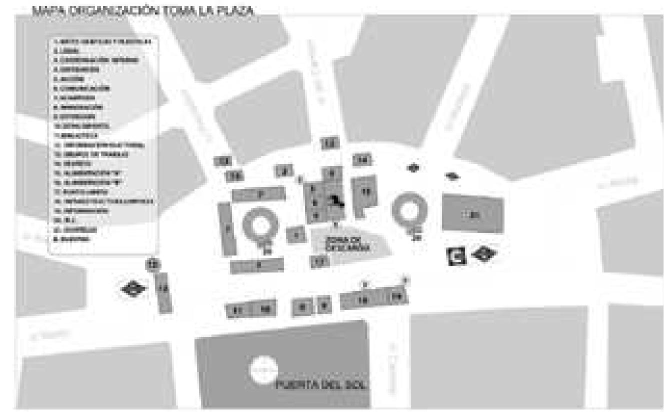 Map of the square puerta del sol—plano-acampada-sol-1,