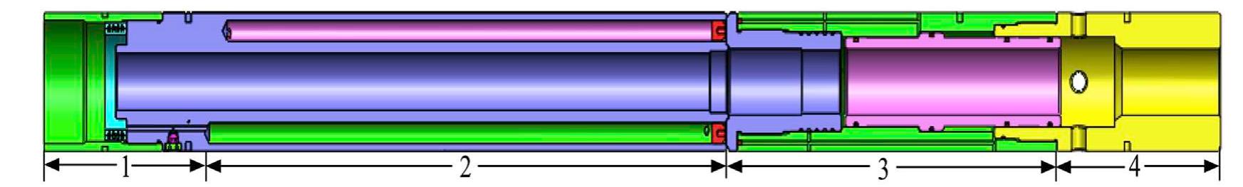 1. electrical control segment 2. power source segment 3.