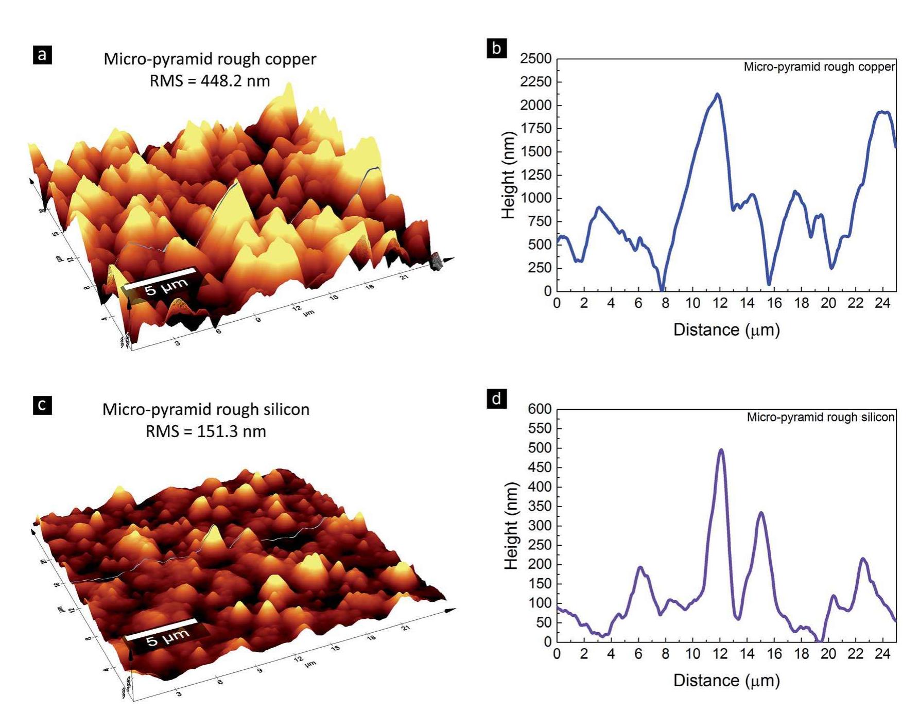 (a) atomic force microscopy (afm) mapping and (b) afm