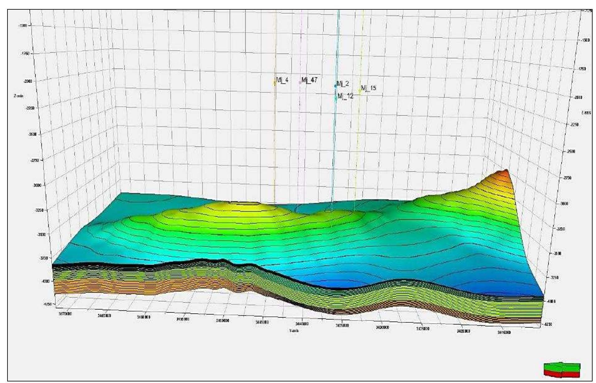 Three dimensional model of zubair formation in majnoon oil