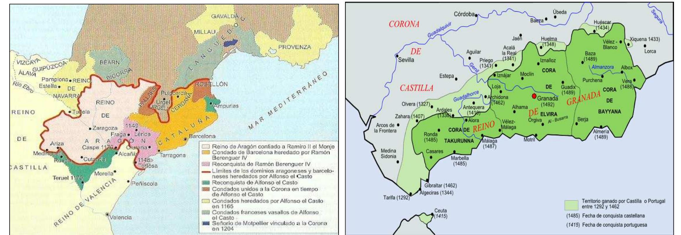 Map 2. the nasrid emirate of granada map 1. the crown of