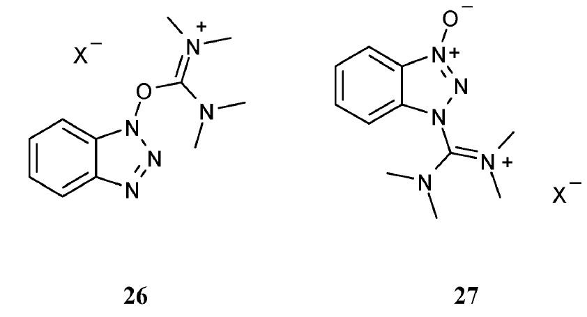 Aminium and uronium isomers. fig. 3 structure of some common
