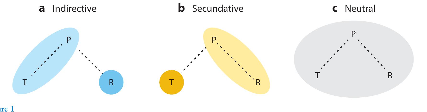 The three major ditransitive alignment types: (a)