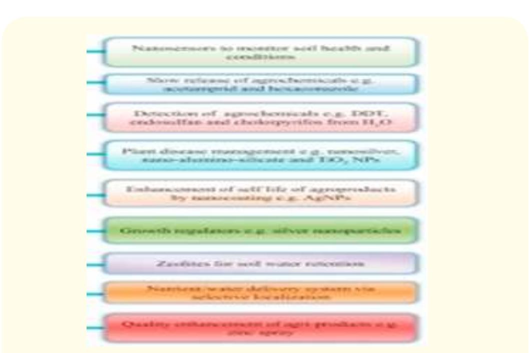 Roles of nanotechnology in precision agriculture {26}.