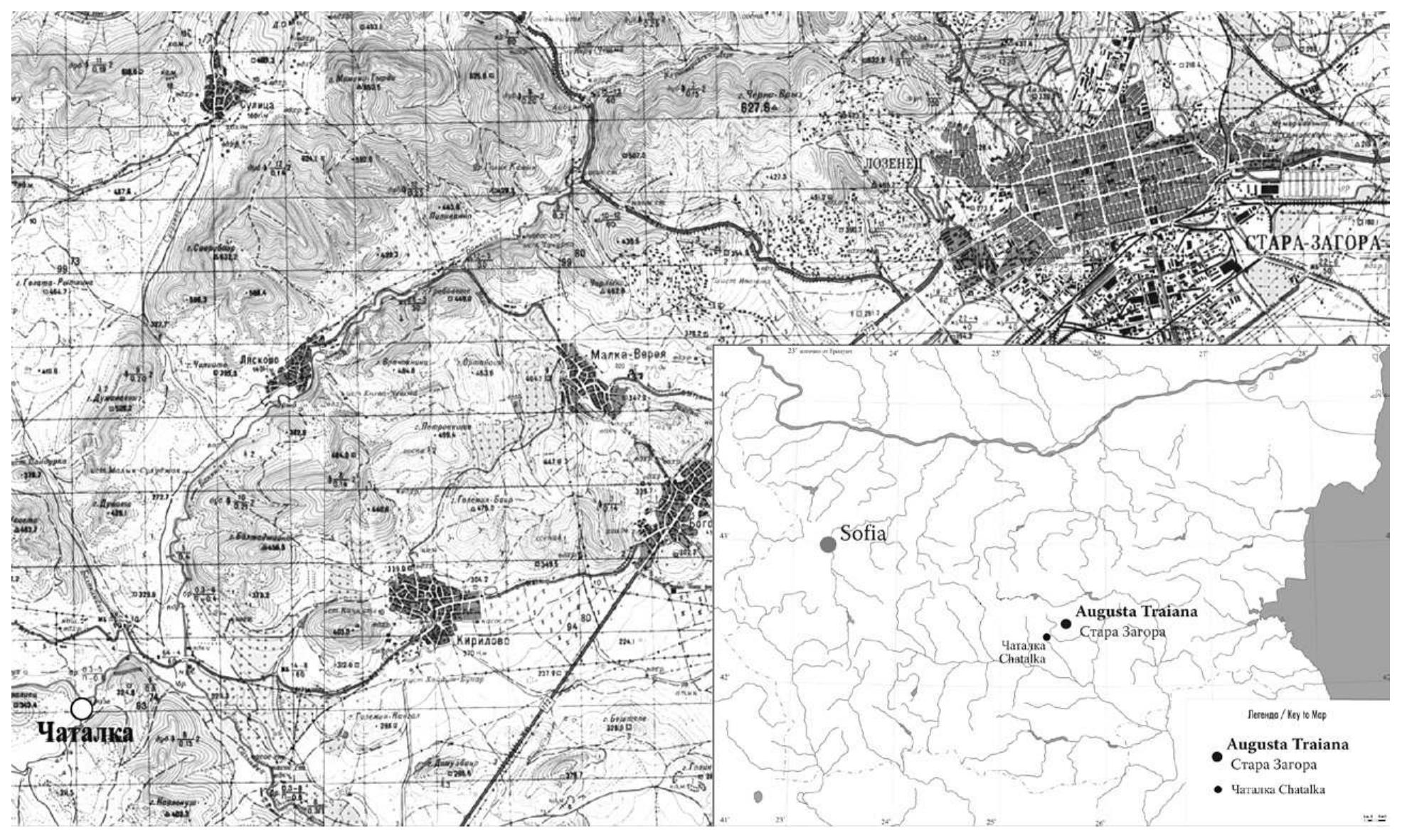 Map of chatalka area