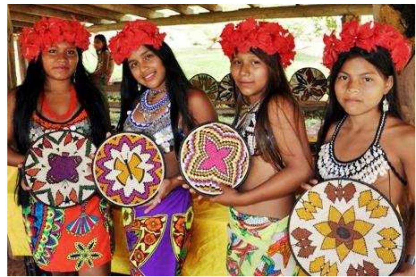 Embera tribe in panama. mezoamerica, nowdayes / photo