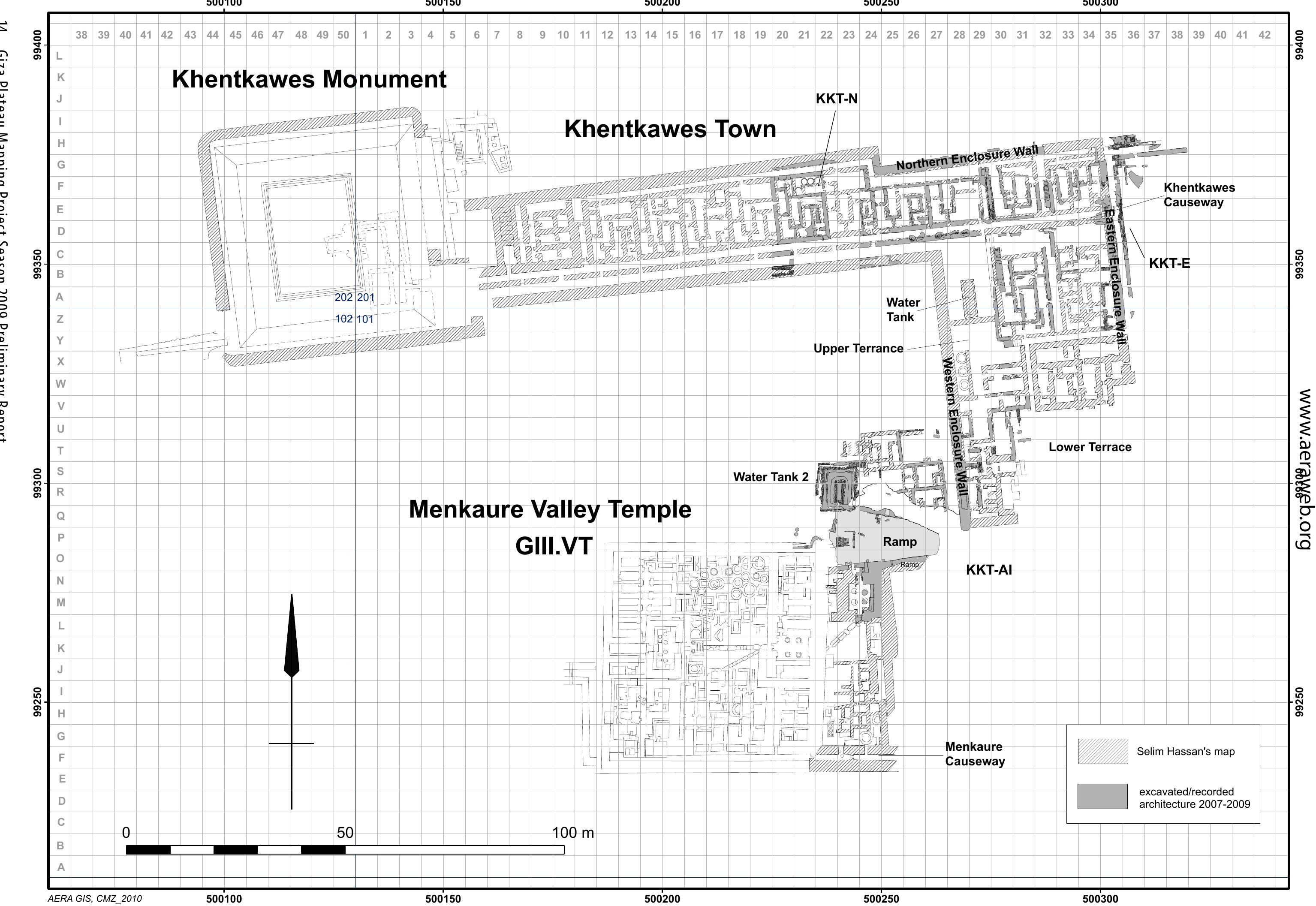 Figure 3 - from Giza Plateau Mapping Project Season 2009