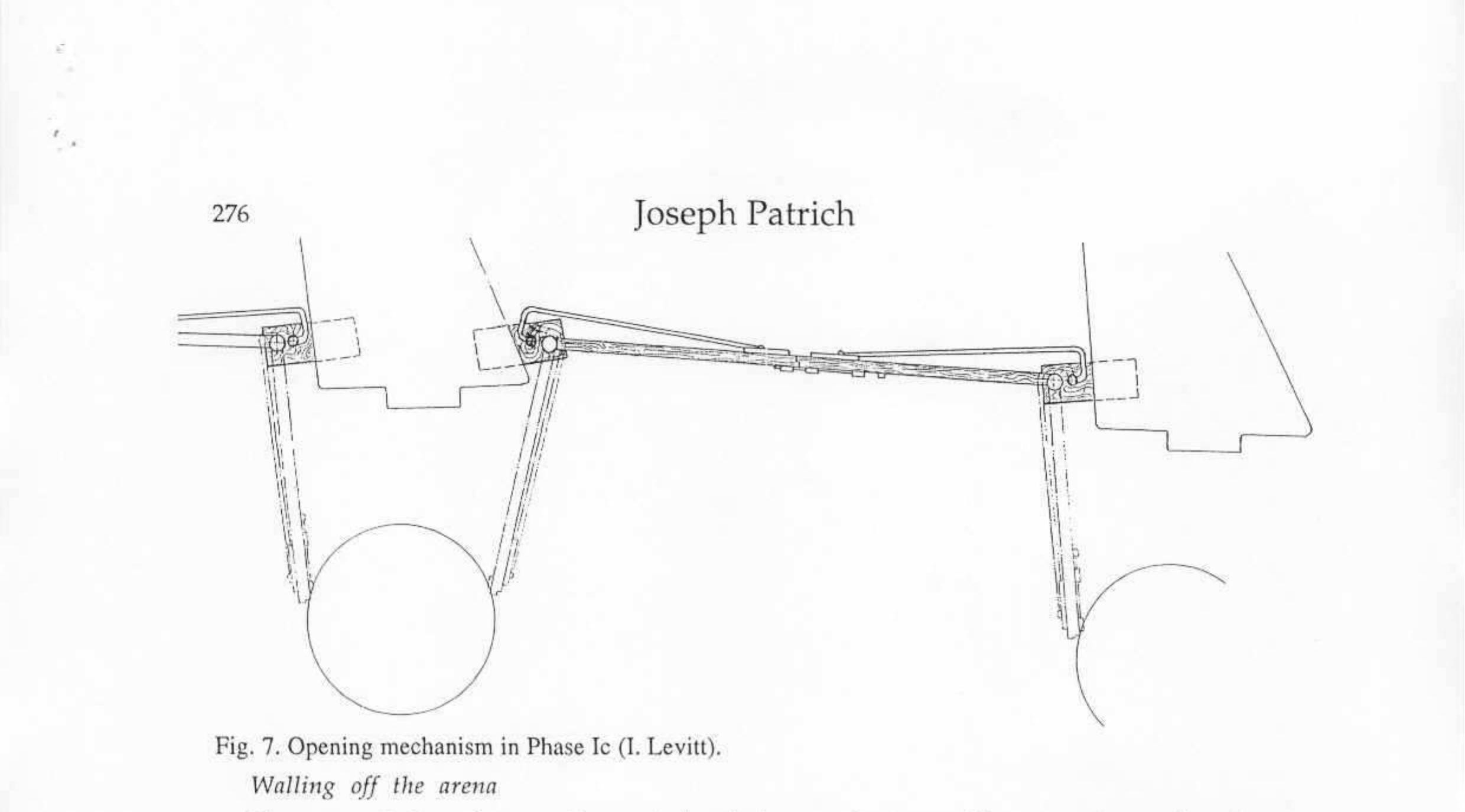 Ine gates of phase ic were dismantied ana the remains