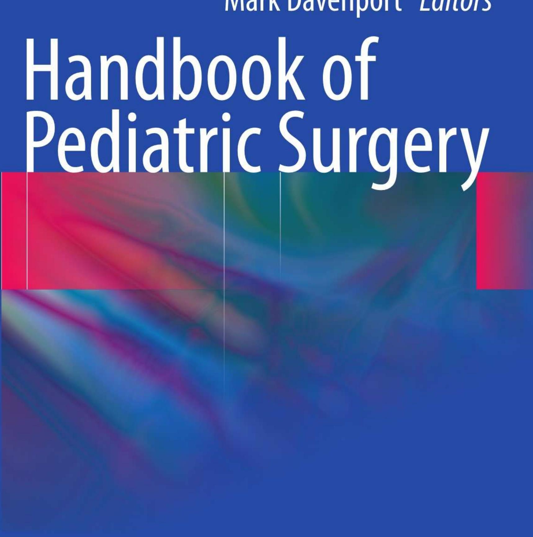 (PDF) Handbook of pediatric surgery
