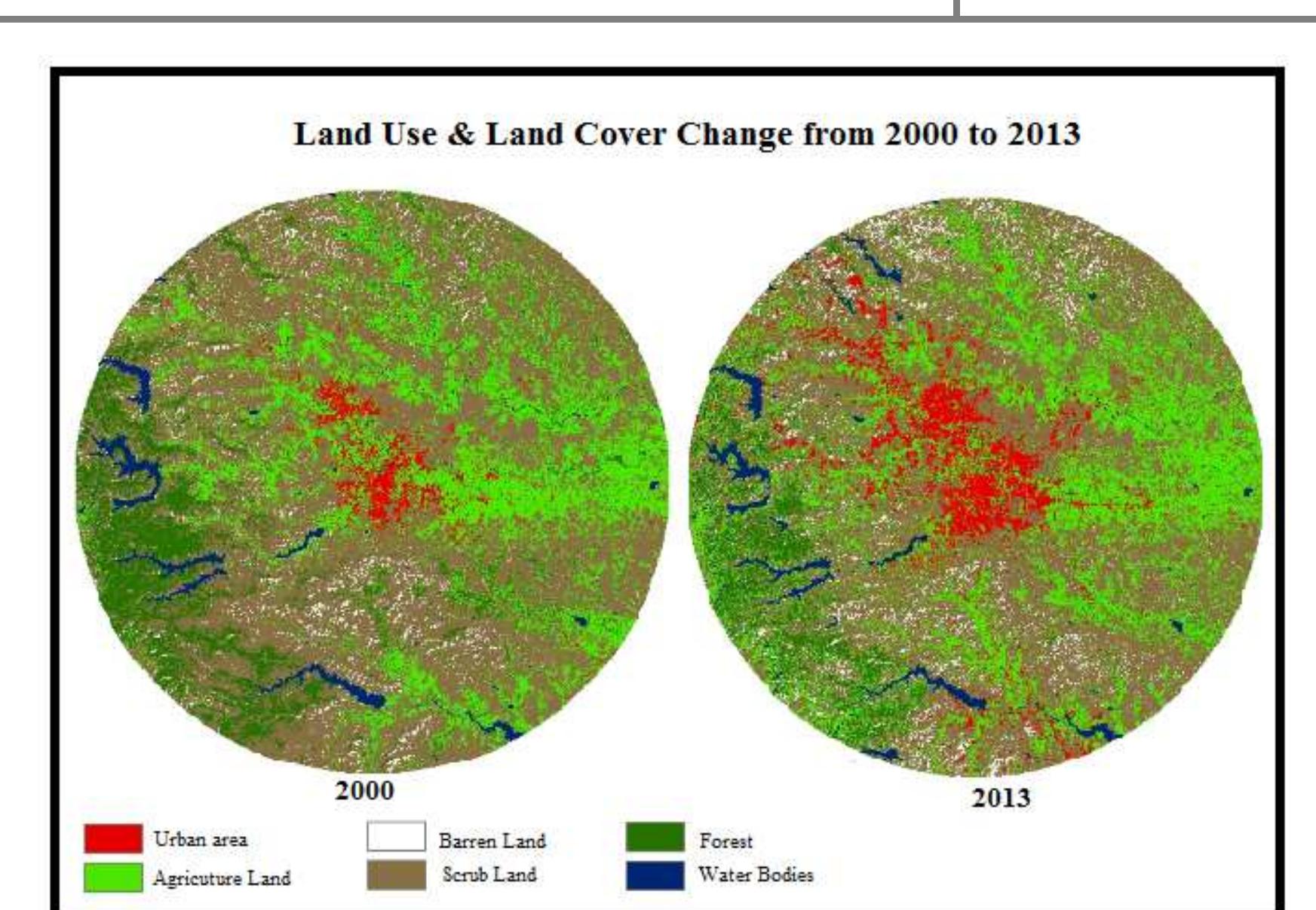 1: land use & land cover change map