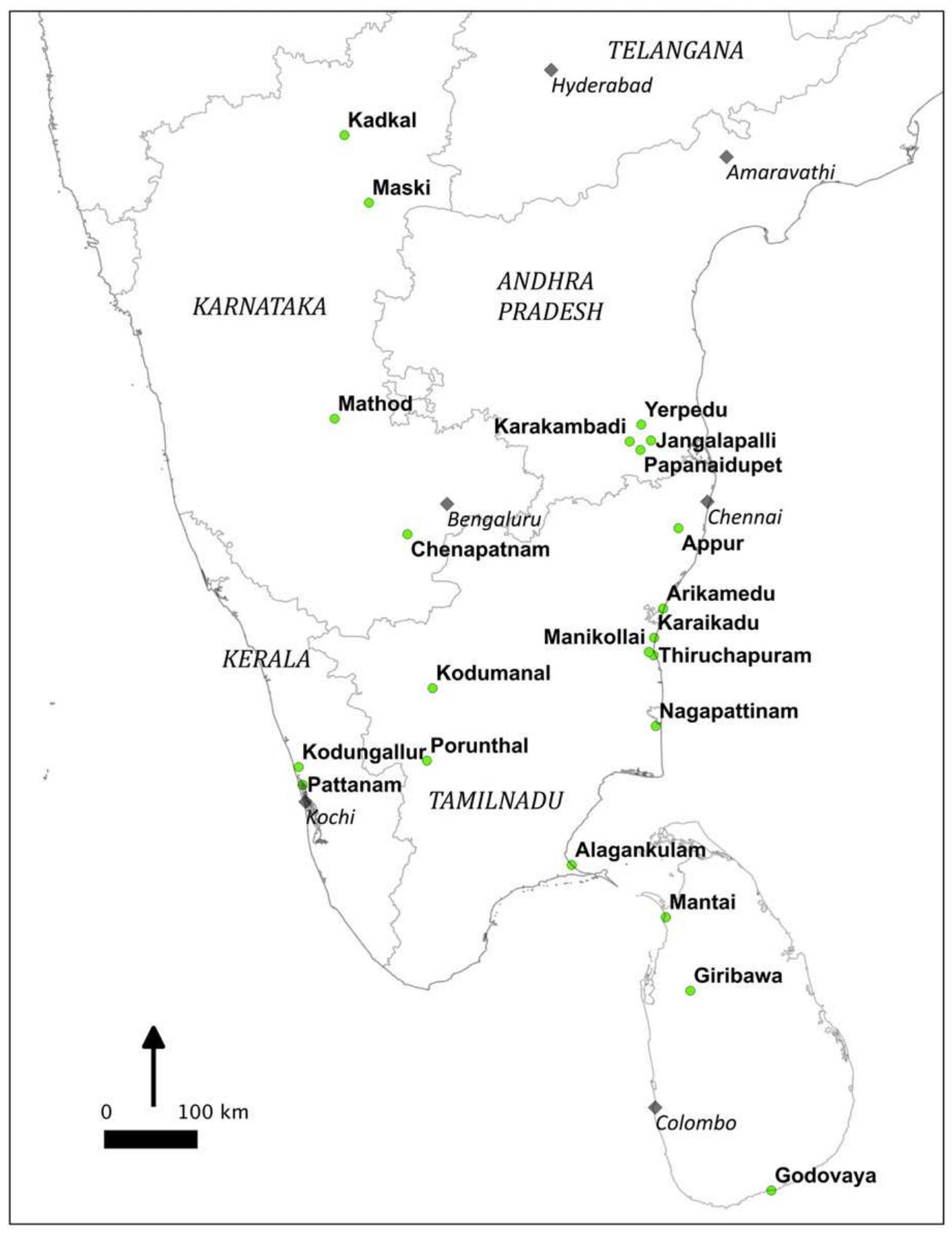 Figure 1 - from Glass Beads and Glass Production in Early