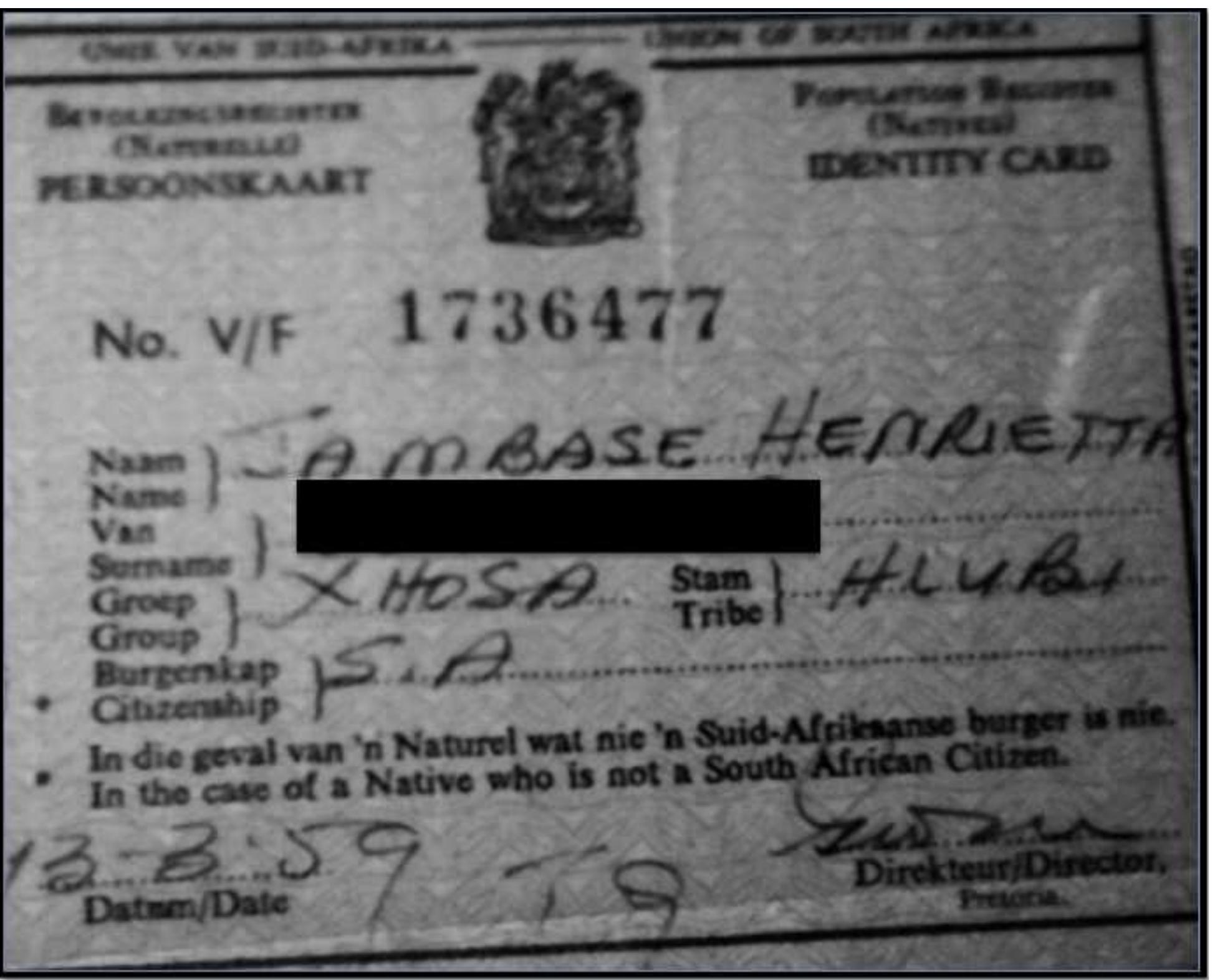 The “hlubi tribe” and the “zulu group” (see figure 3).*