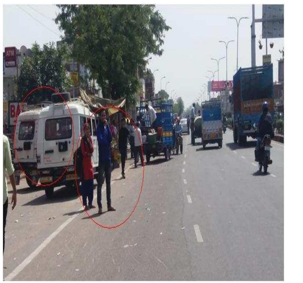 (d) figure 5 to figure 6 showed that the bus - stop