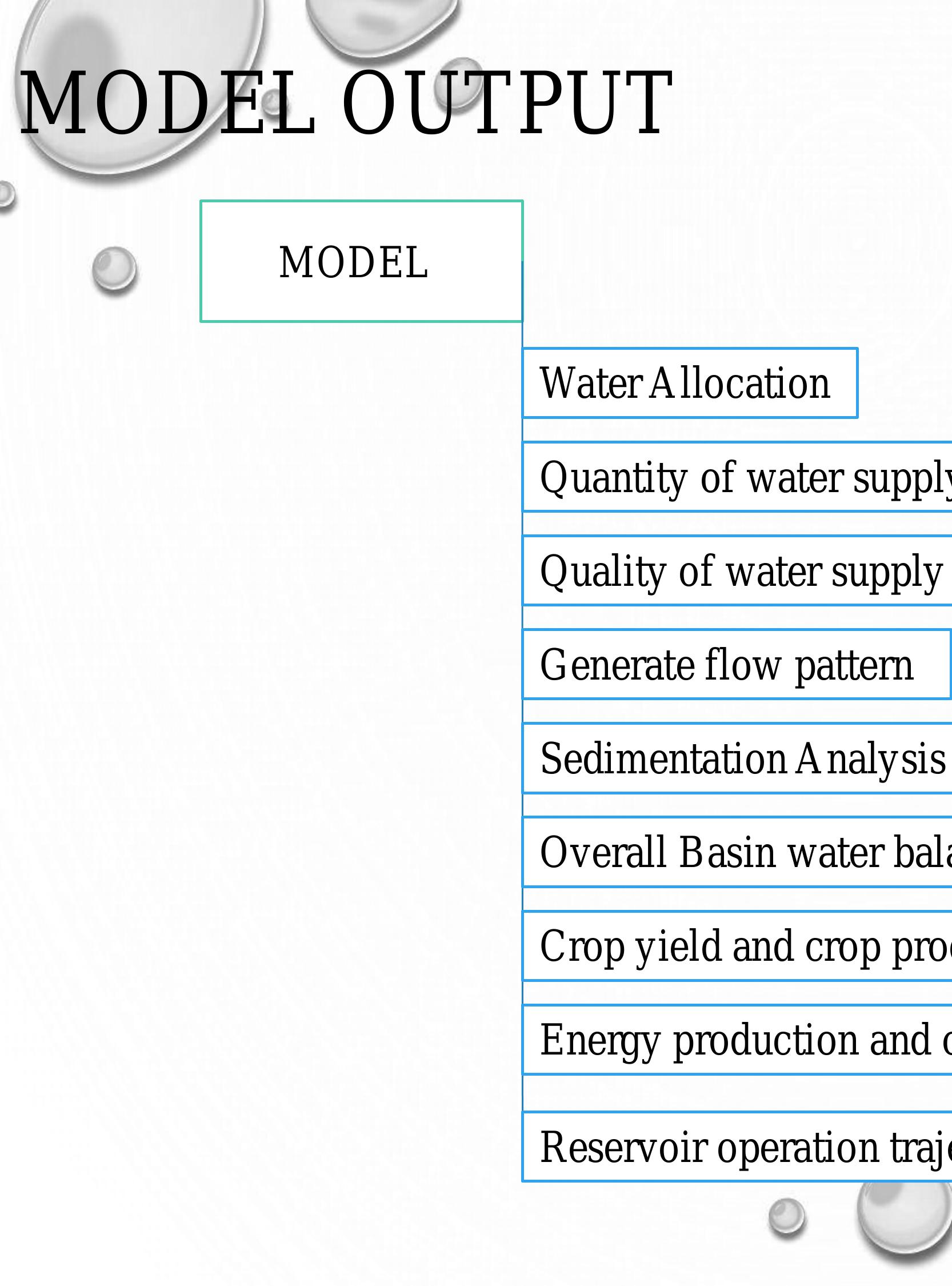 Figure 4 - River Basin Simulation Model (RIBASIM)