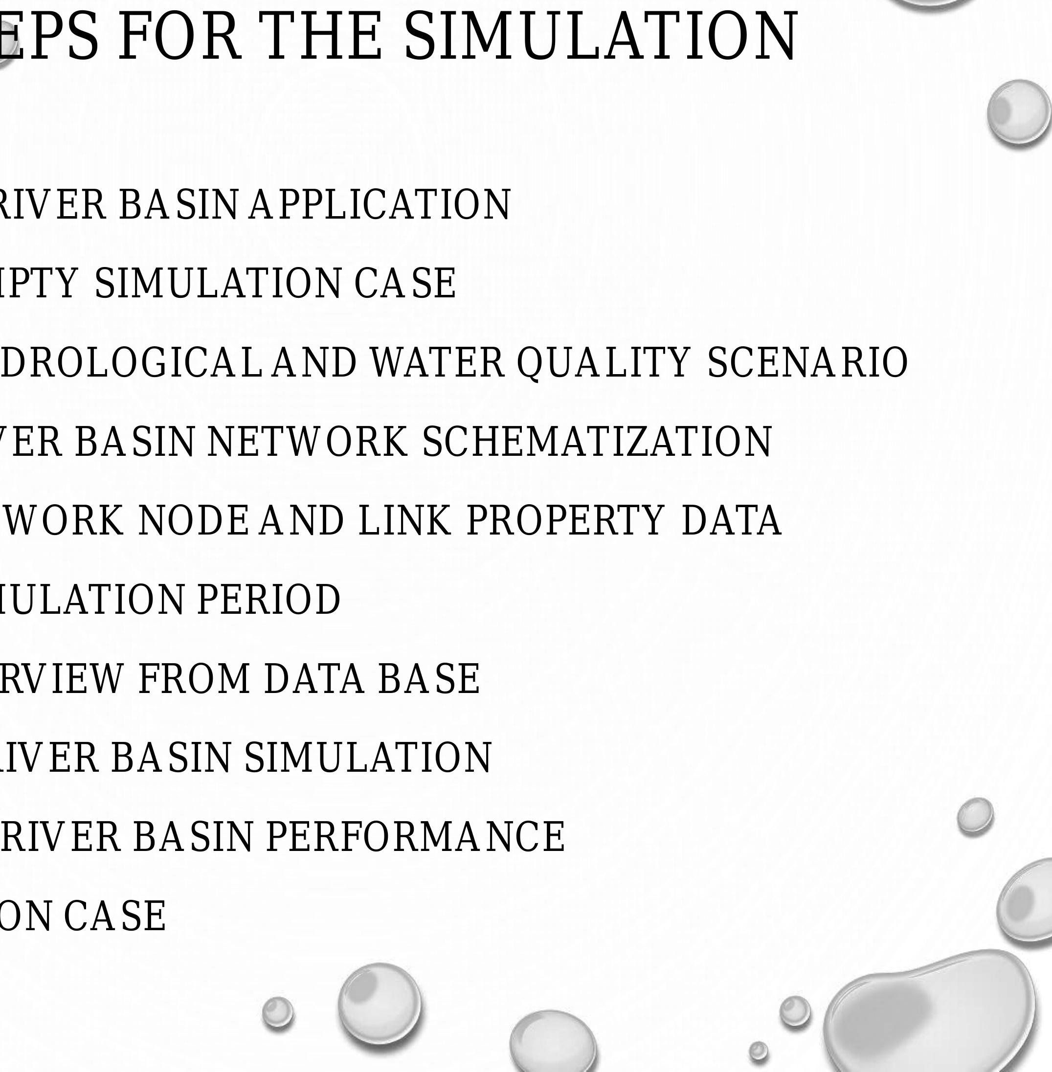Figure 19 - River Basin Simulation Model (RIBASIM)