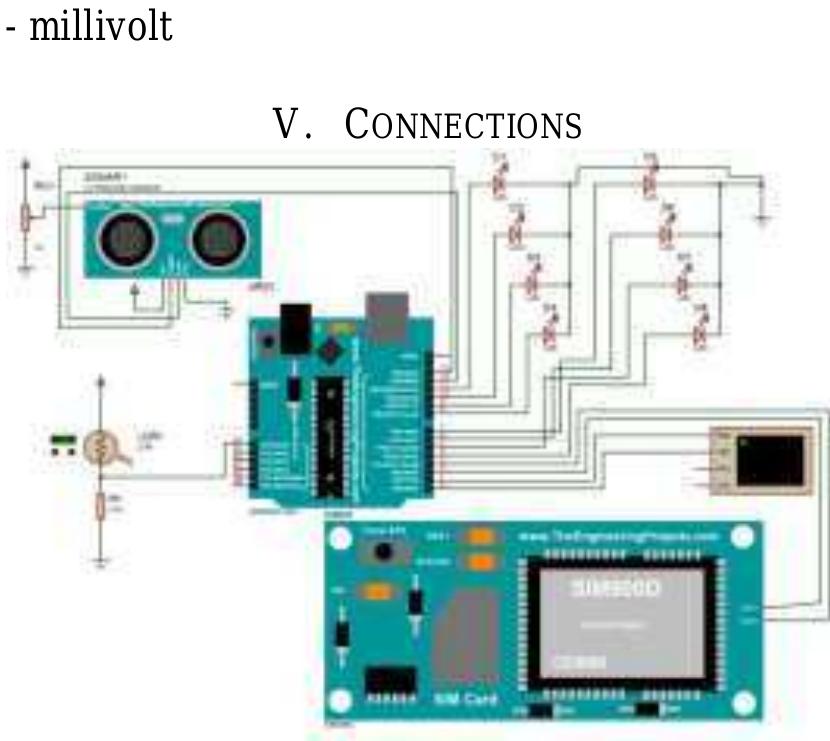 9 circuit of the sslu with arduino uno the connection