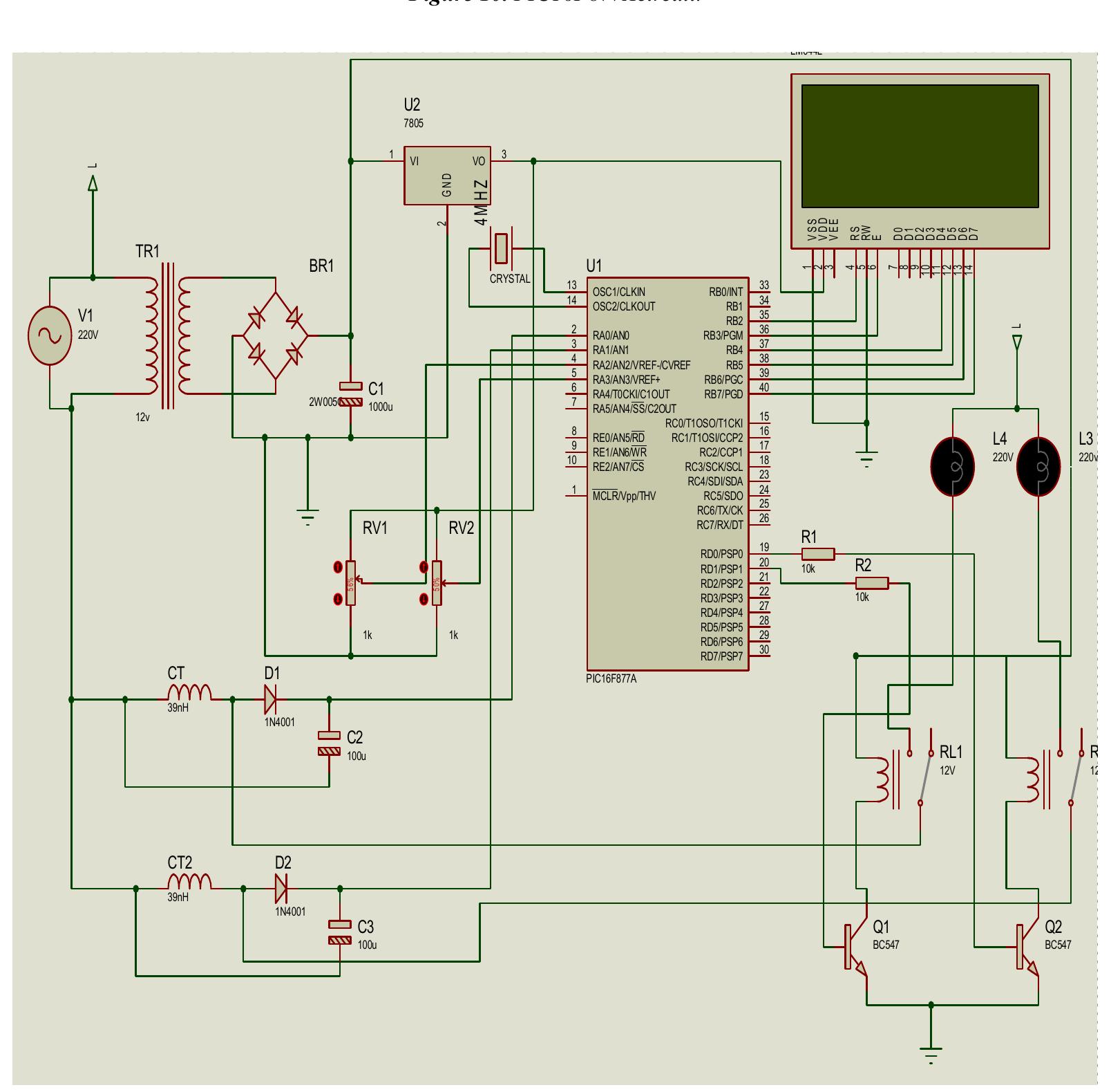 Complete circuit diagram of the control system.
