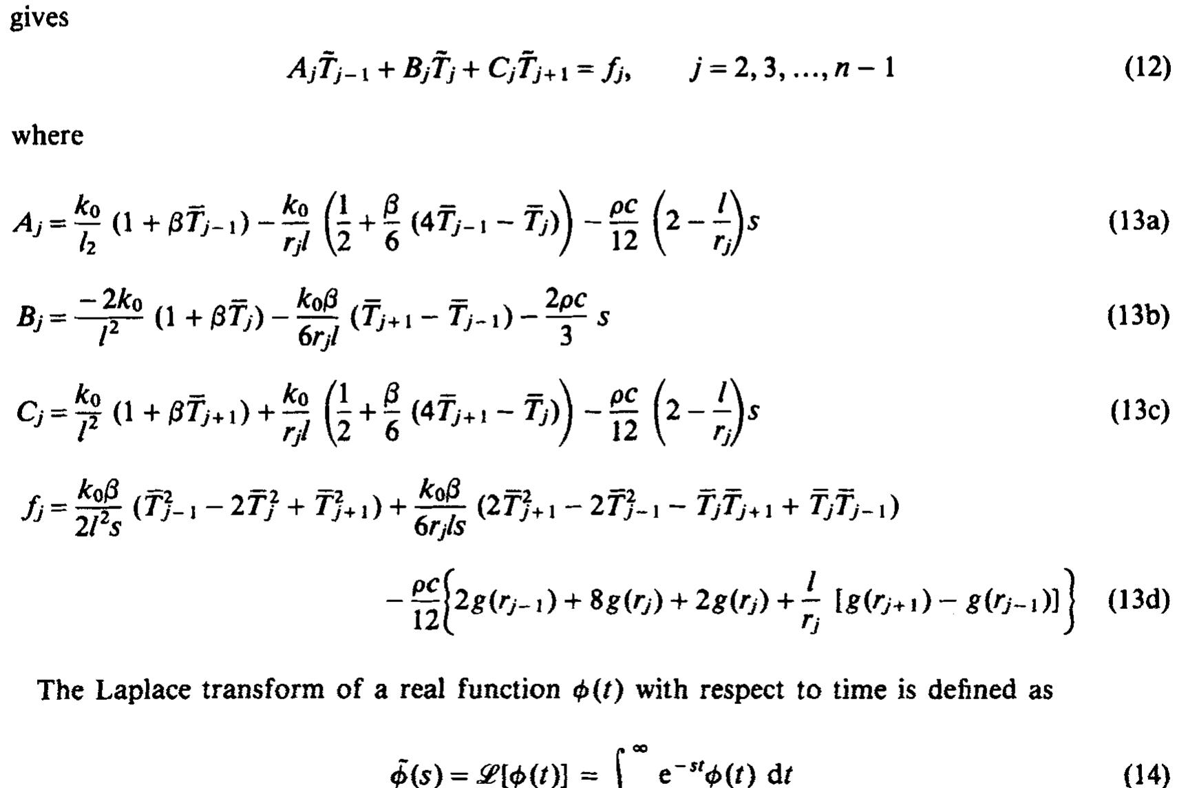 Figure 1 - from Application of the Laplace transform to