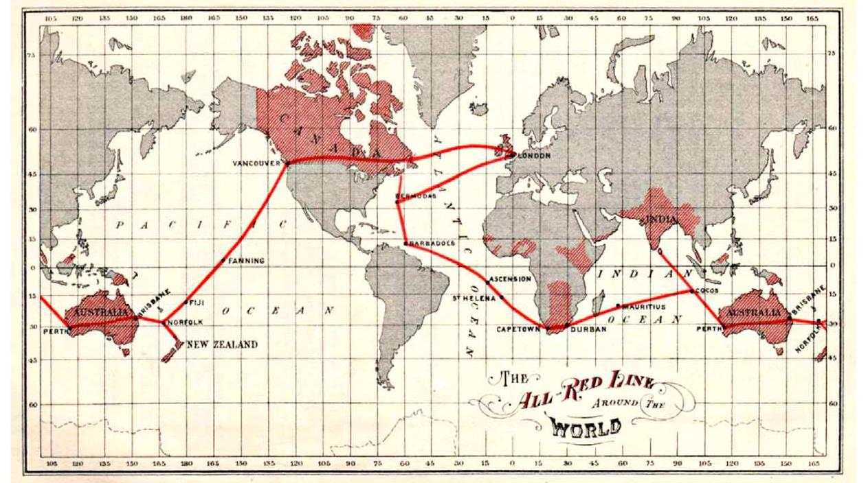 1902 british all-red line map, from george johnson’s the all