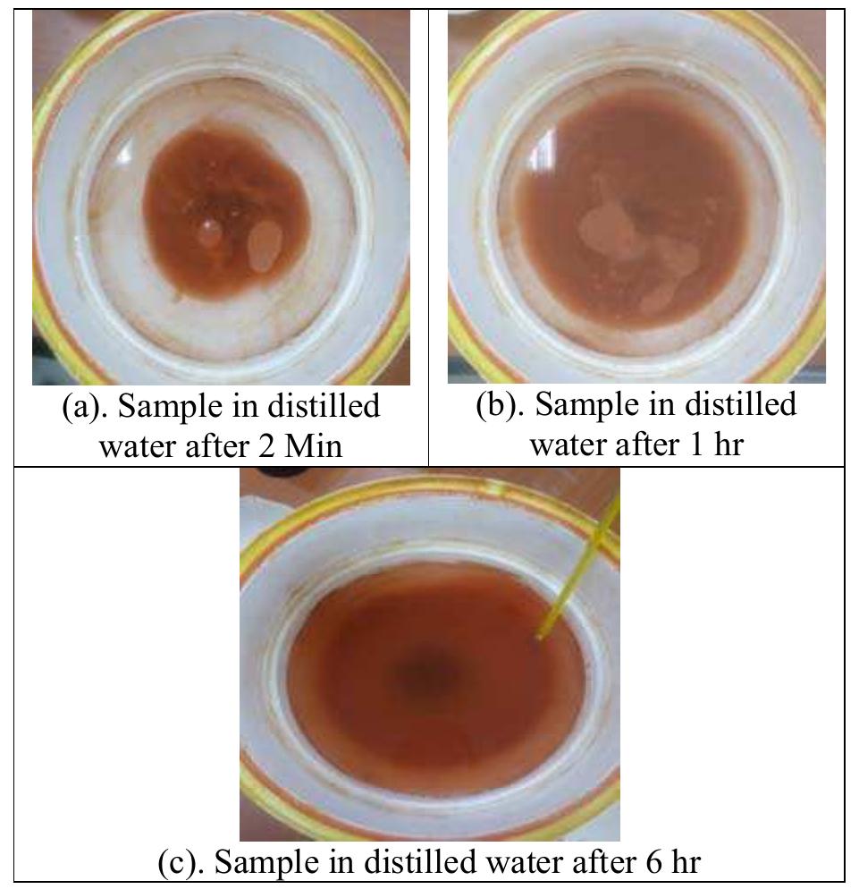 Nature and potential of dispersion of a waste can be