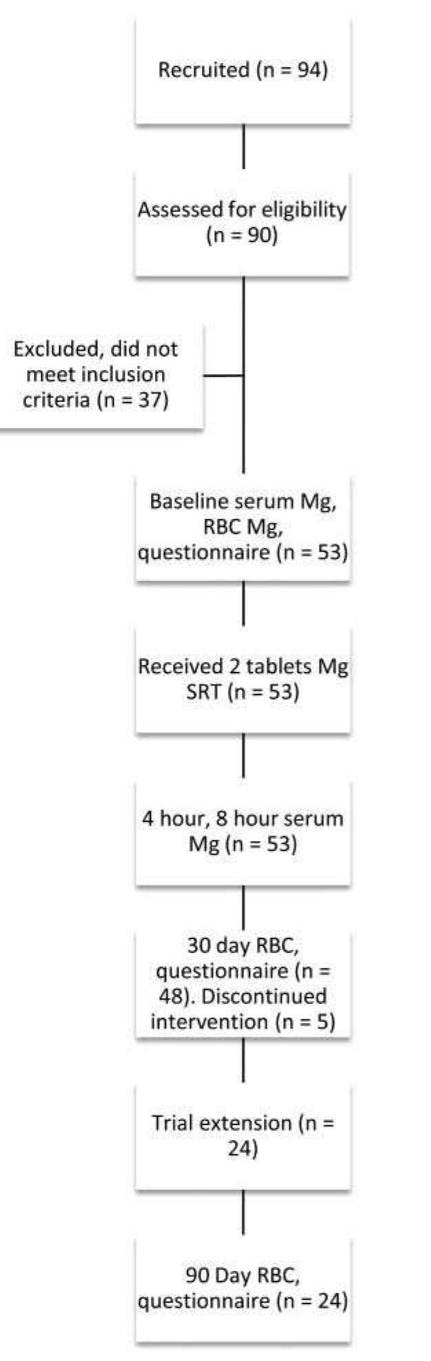 Participant and trial flow chart. note: rbc, red blood cell.