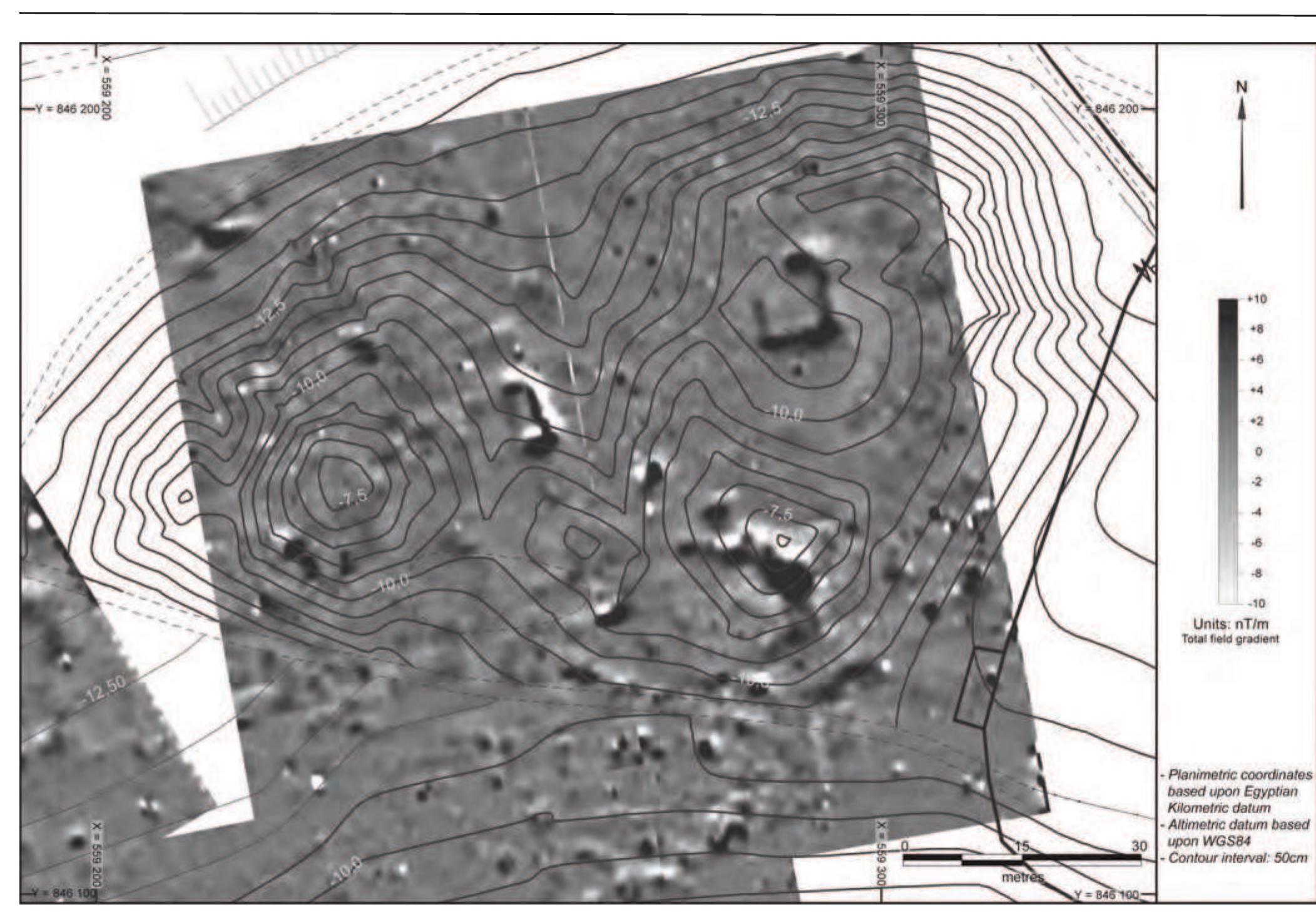 3: geophysical map of the southern hill of beni salama.
