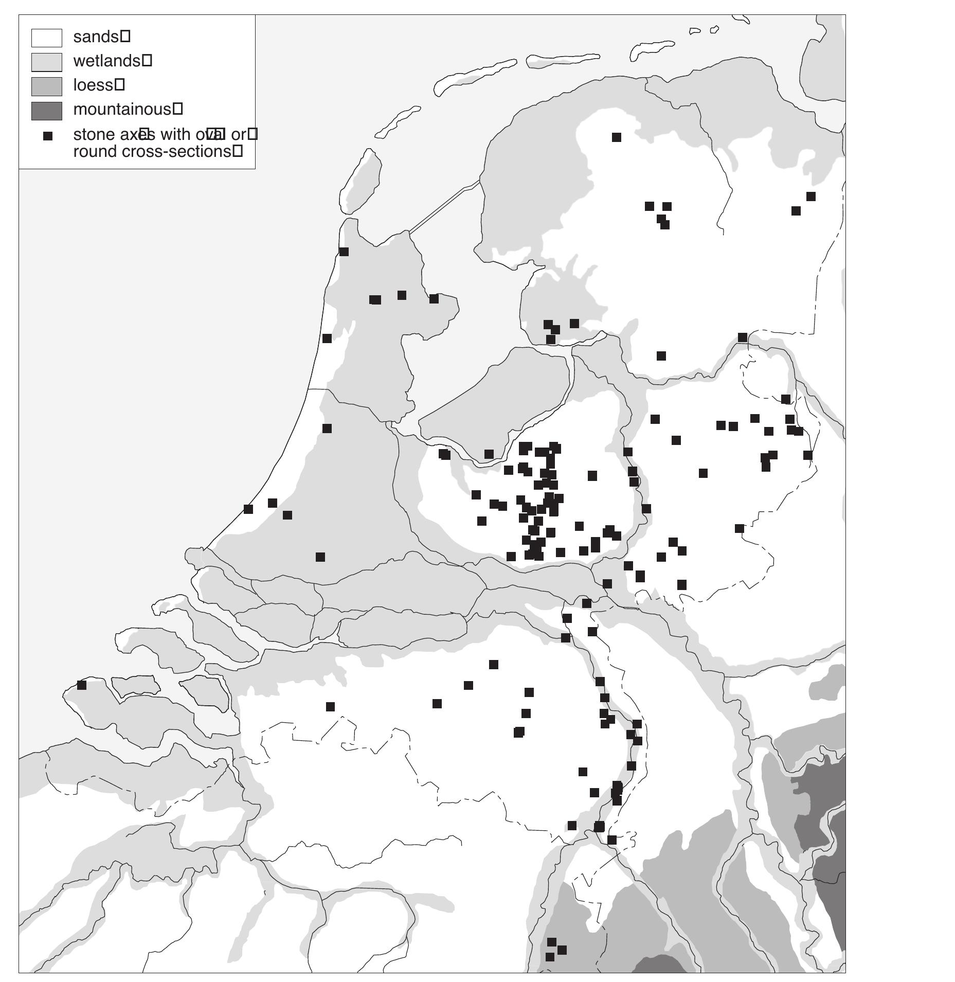 36. a geomorphological map of the western part of the north