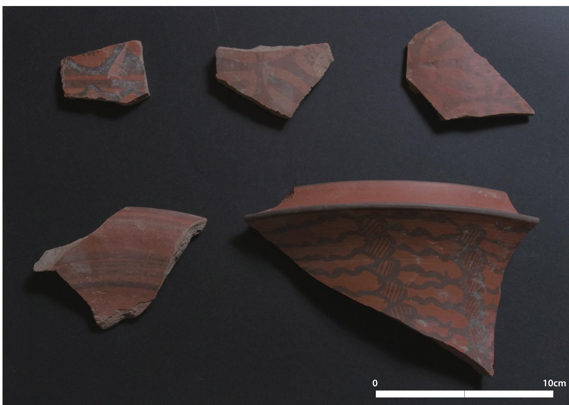 Farmana typical harappan pottery, from the excavation (ca.