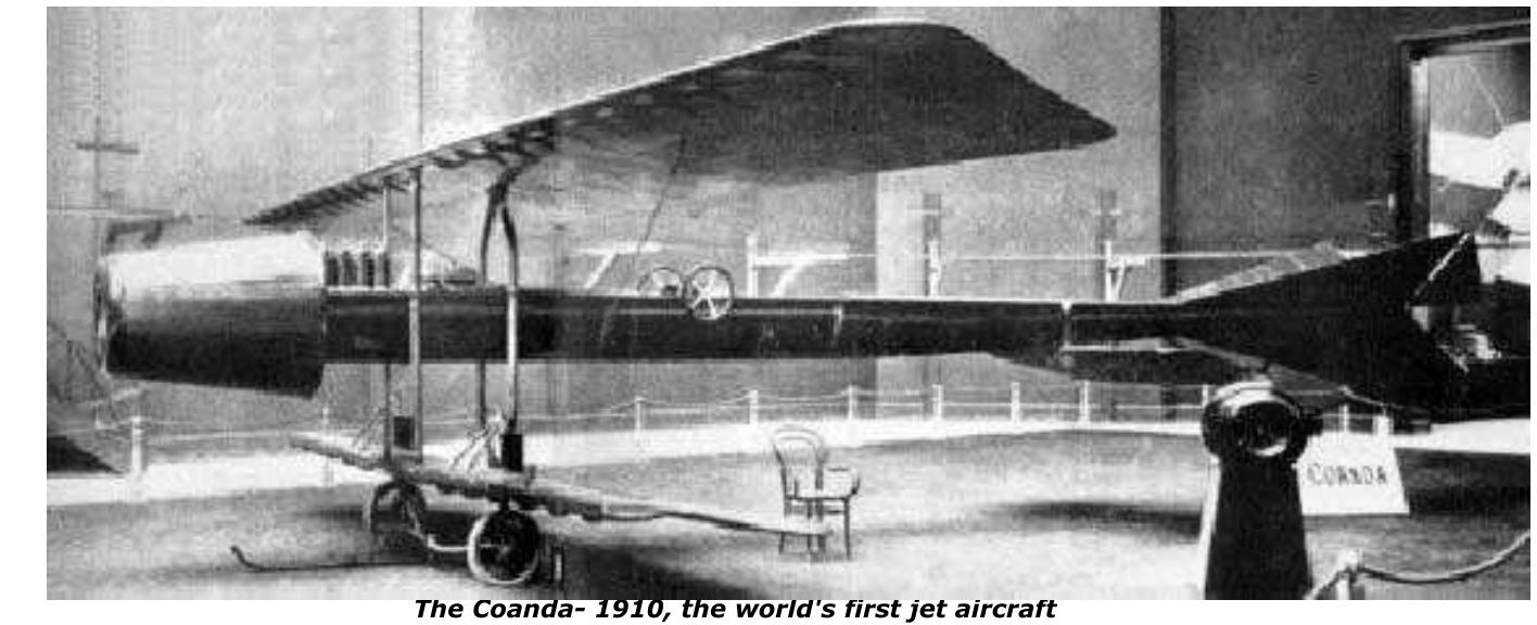 The coanda- 1910, the world's first jet aircraft