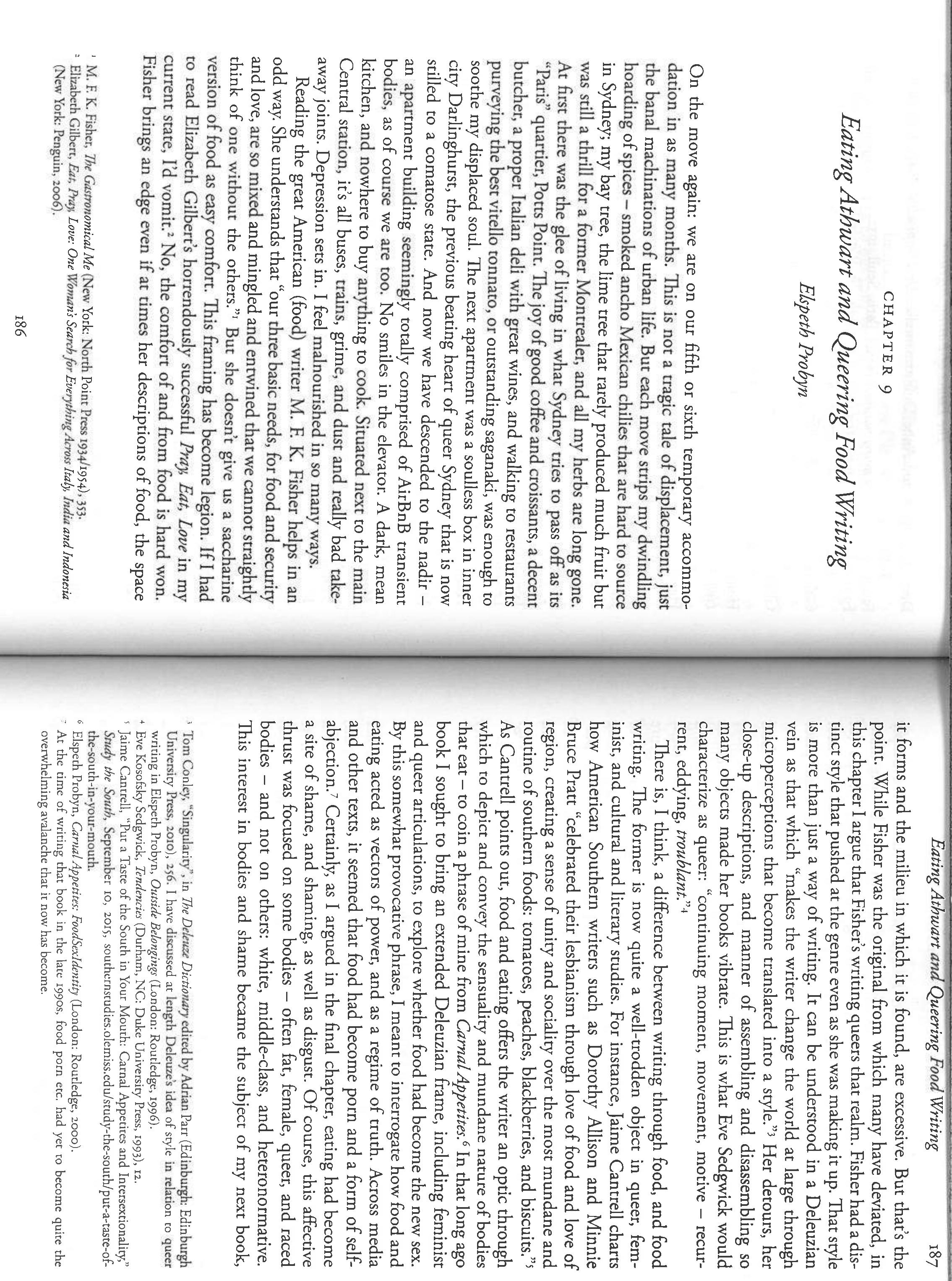 Elspeth Probyn | The University of Sydney - Academia.edu