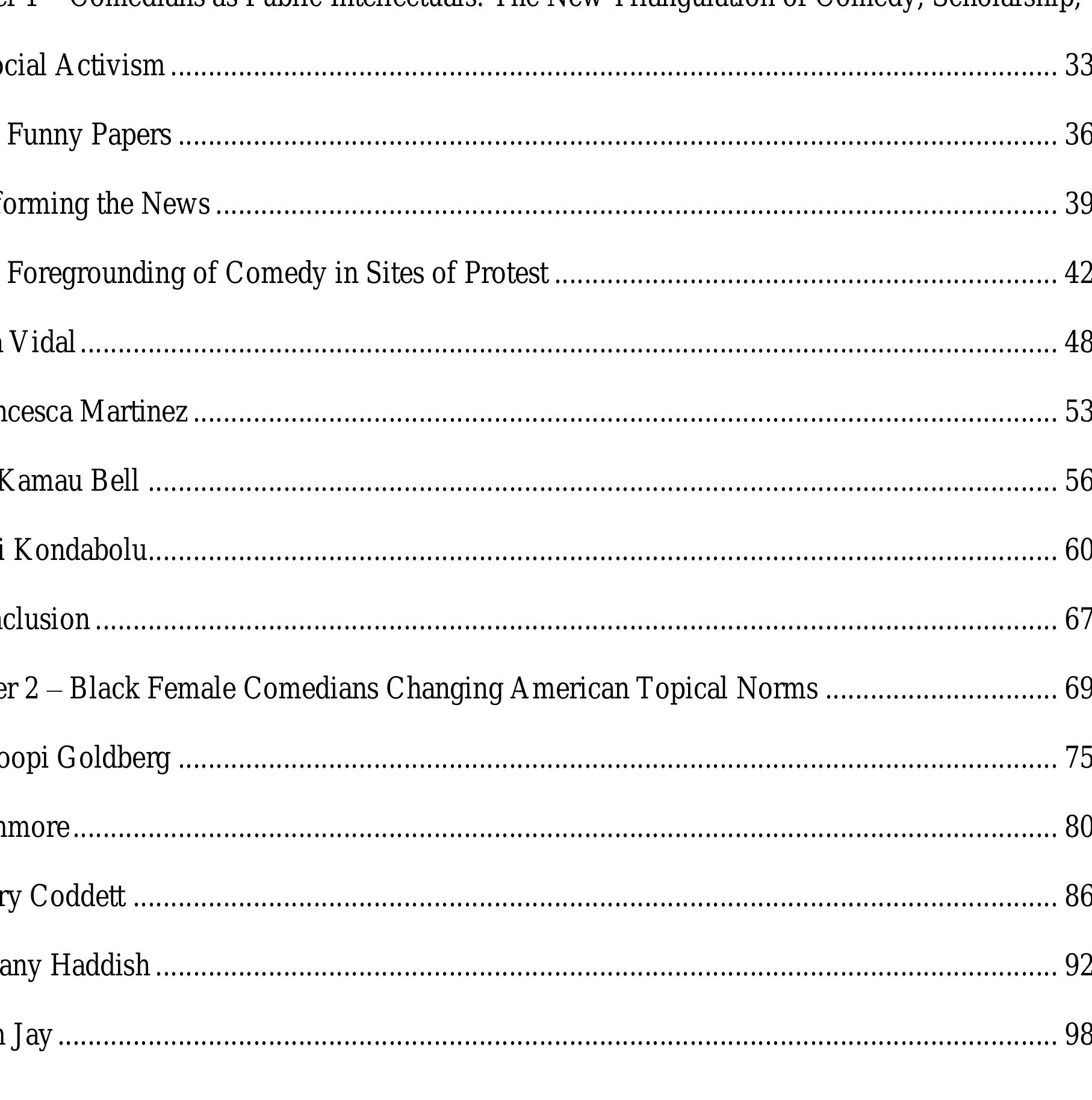 Table 1 - The Performance of Intersectionality on the 21st