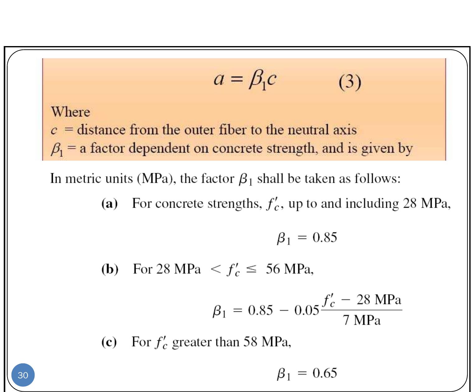 Figure 32 - Reinforced Concrete Design to ACI Code