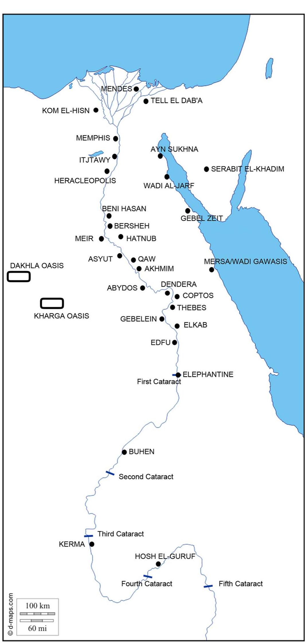 Figure 1 - from "Trade and power in ancient Egypt: Middle