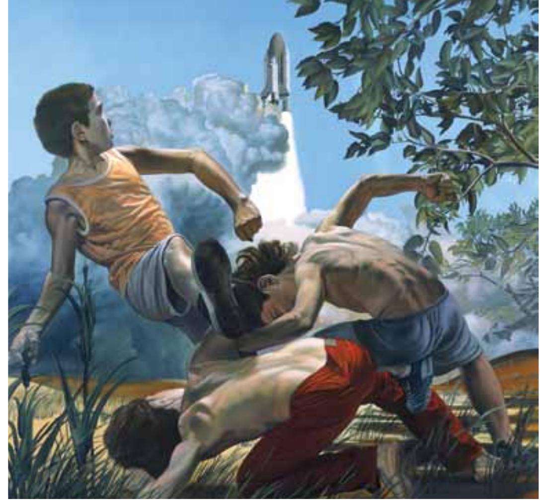 Nicola verlato, the anthropic principle, 2003, 59” x 59.”