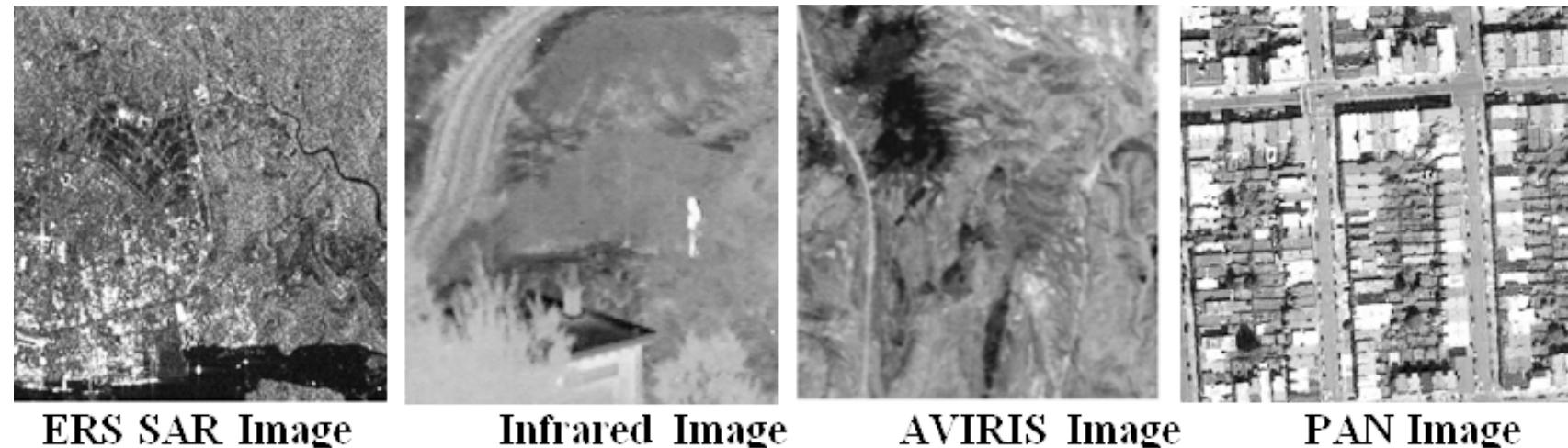 8. examples of remote sensing images