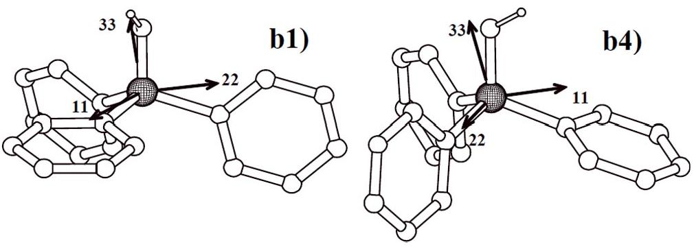 Shows two example molecules of ring system b with the