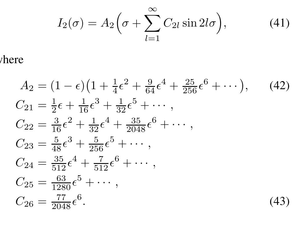4. inverse problem the integral i>(c) in eq. (40) may be