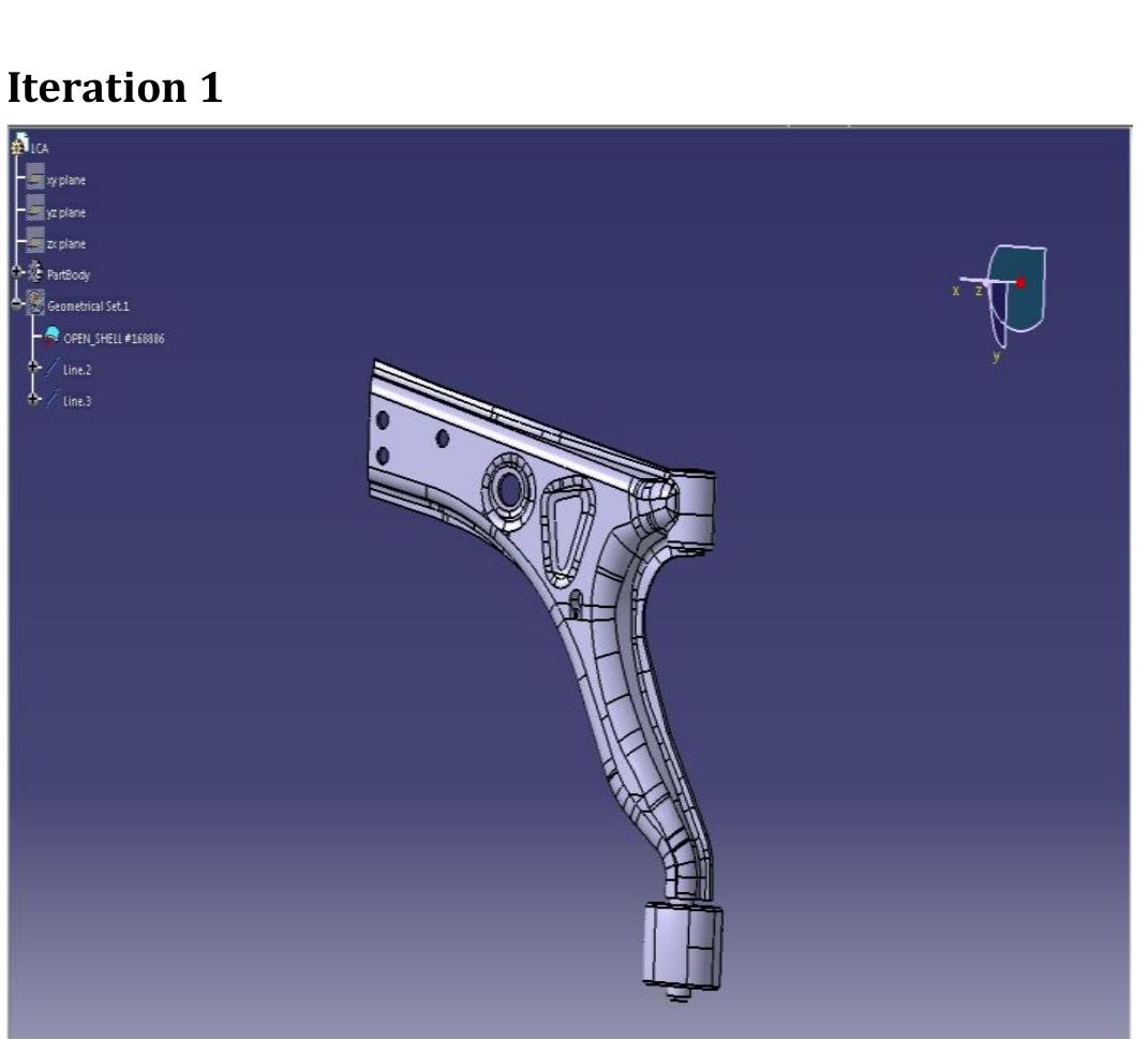 Optimized cad model - iteration-1 vw international research
