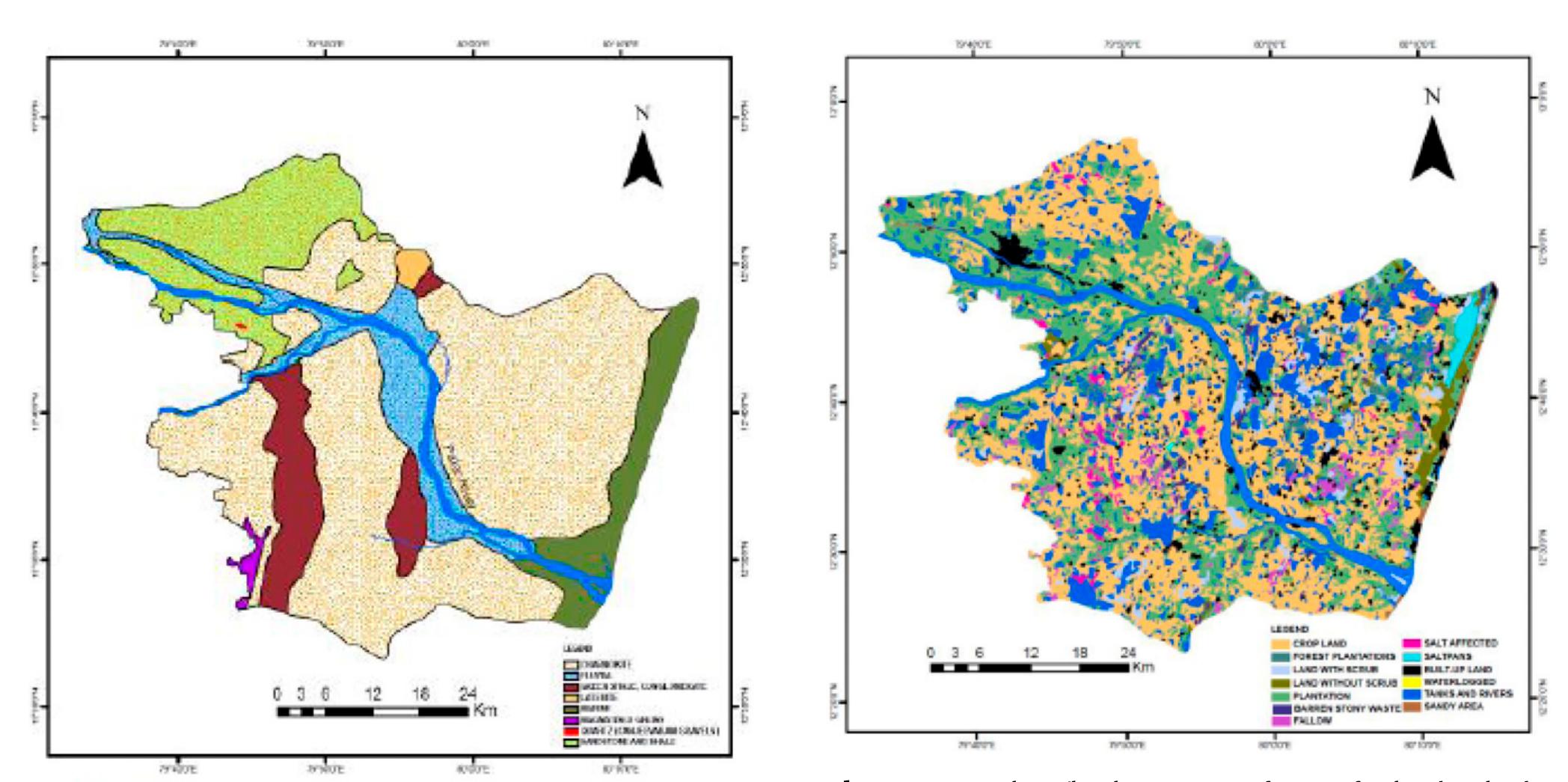 Geology of parts of palar river basin.