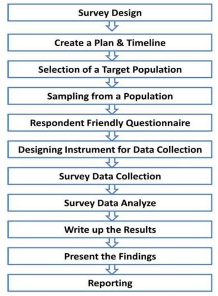 1: steps of survey process