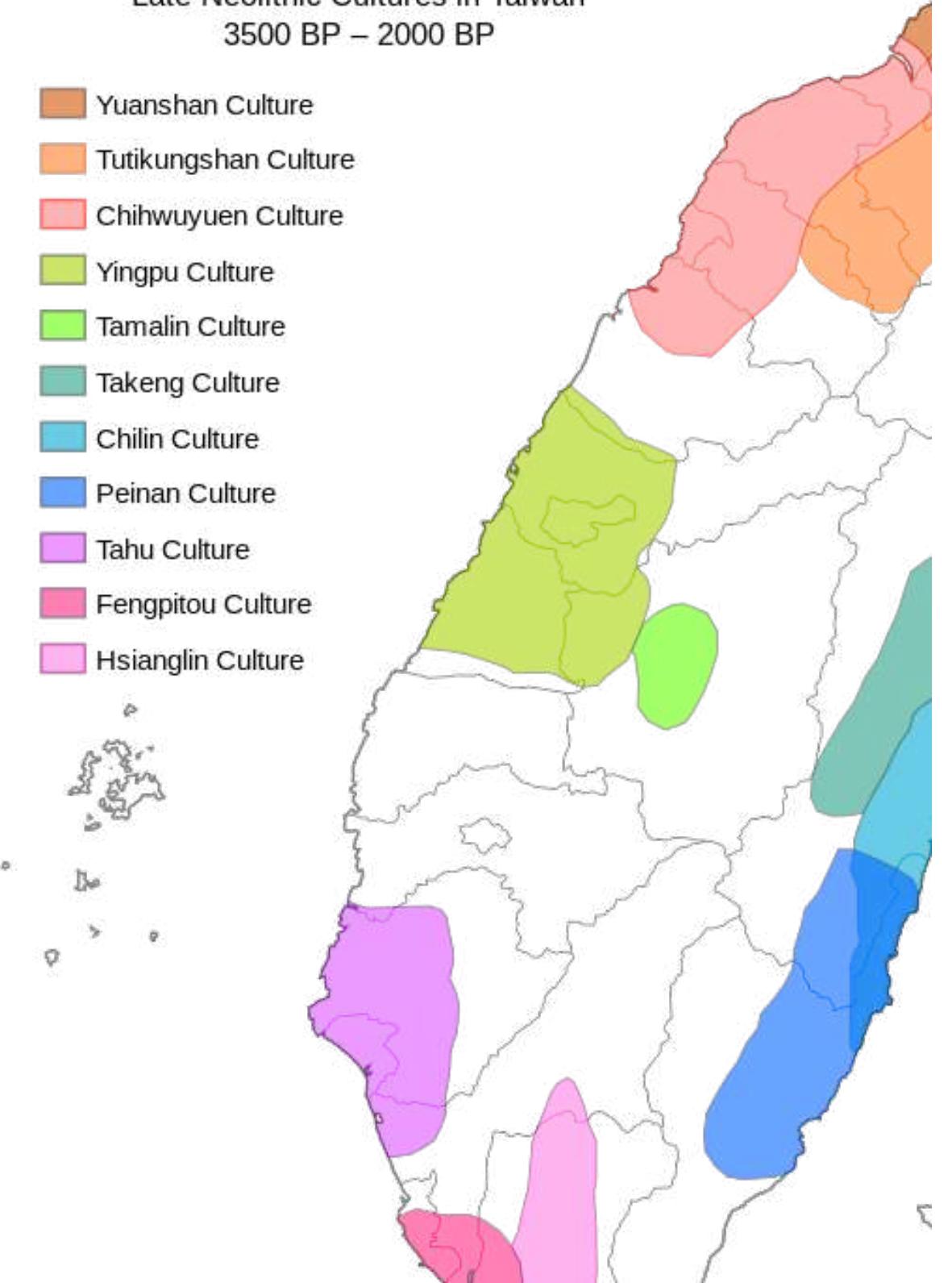 Source: adapted from cc map the primary settlement of taiwan