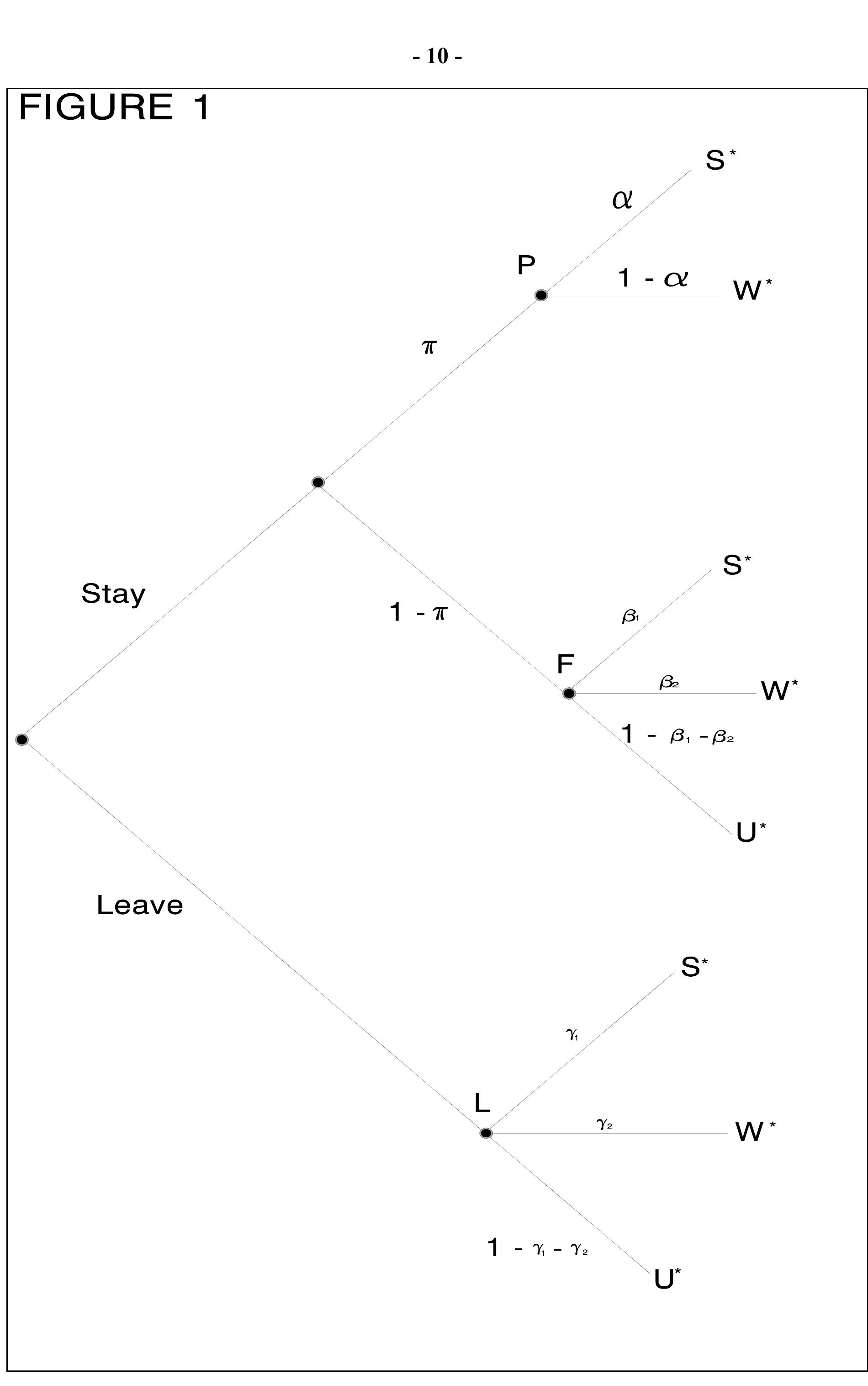 Figure 1 - A rational choice model of educational inequality