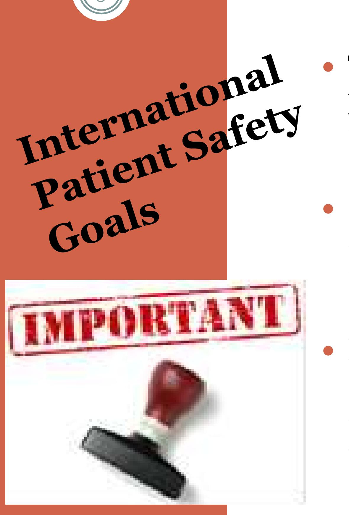 (PDF) INTERNATIONAL PATIENT SAFETY GOALS(IPSG) Joint Commission ...