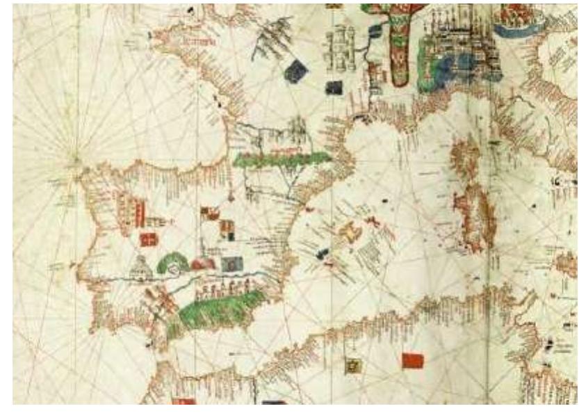 Figure 2 - from Maps and Mapmaking in Medieval Times: A
